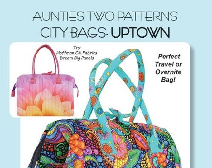 City Bag - Uptown Pattern - by Aunties Two Patterns - AT650 - Paper ...