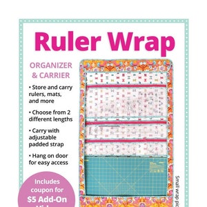 Ruler Wrap - by Annie - A Paper Pattern - for an Organizer and Carrier ...