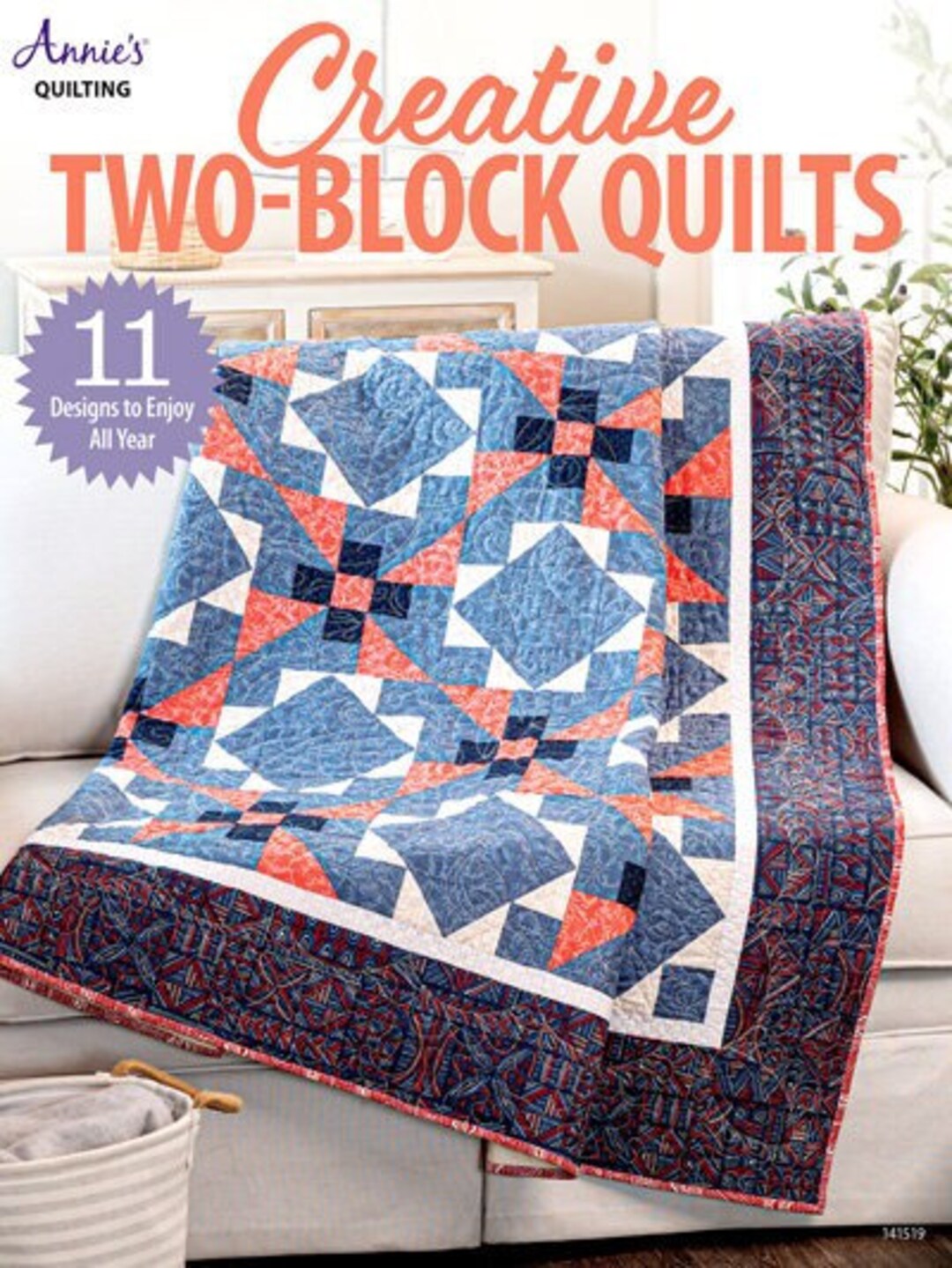 Creative Two-block Quilts- Sewing Pattern Book - Paperback - 48 Pages ...