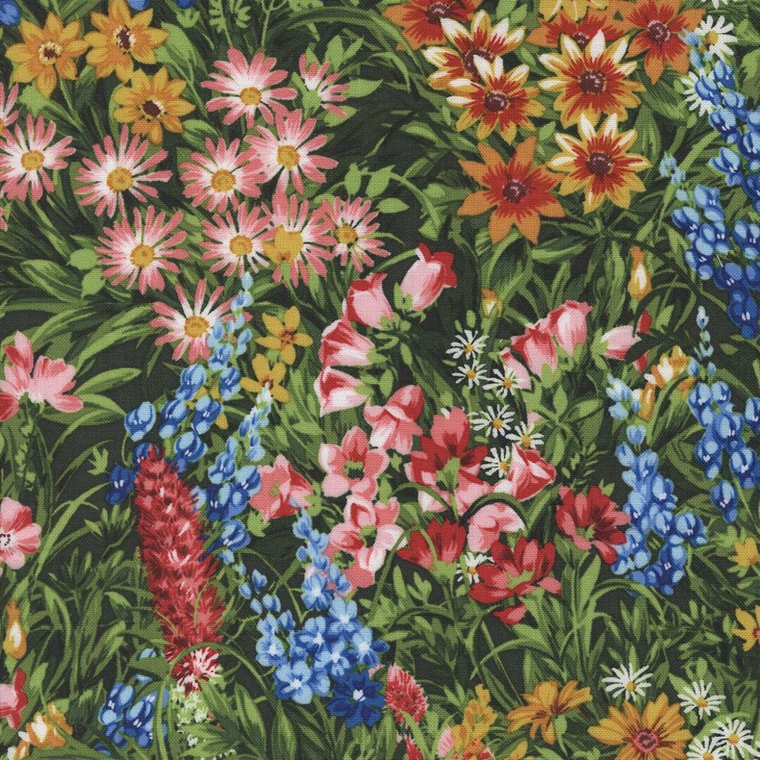Moda Fabric - Wildflowers 2024 by Moda Fabrics - 33770 11 - 1/2 Yard ...
