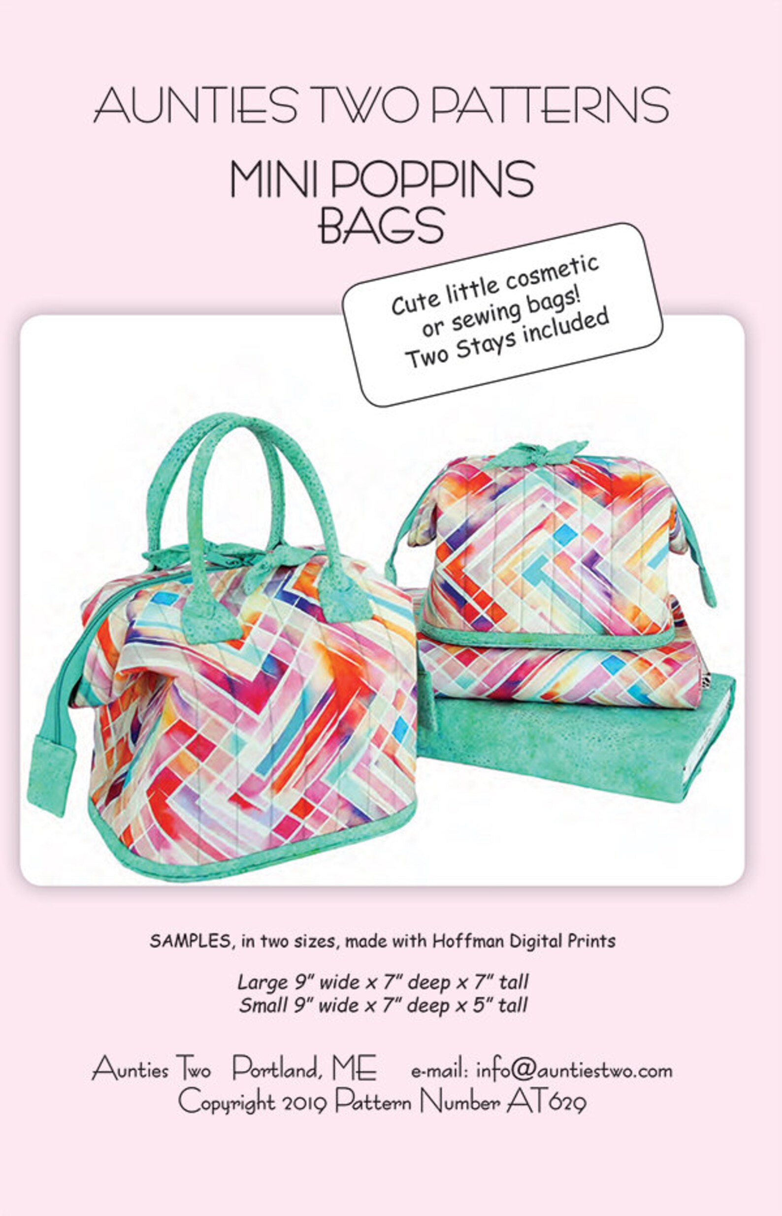 Mini Poppins Bag Craf-tex Bottom - by Bosal - Stiff Interfacing Ovals ...
