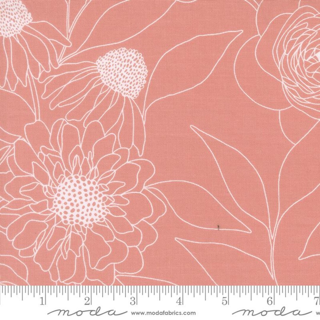 Moda Fabric - Botany - by Alli K Designs - 11557 15 - 1/2 Yard - Floral ...