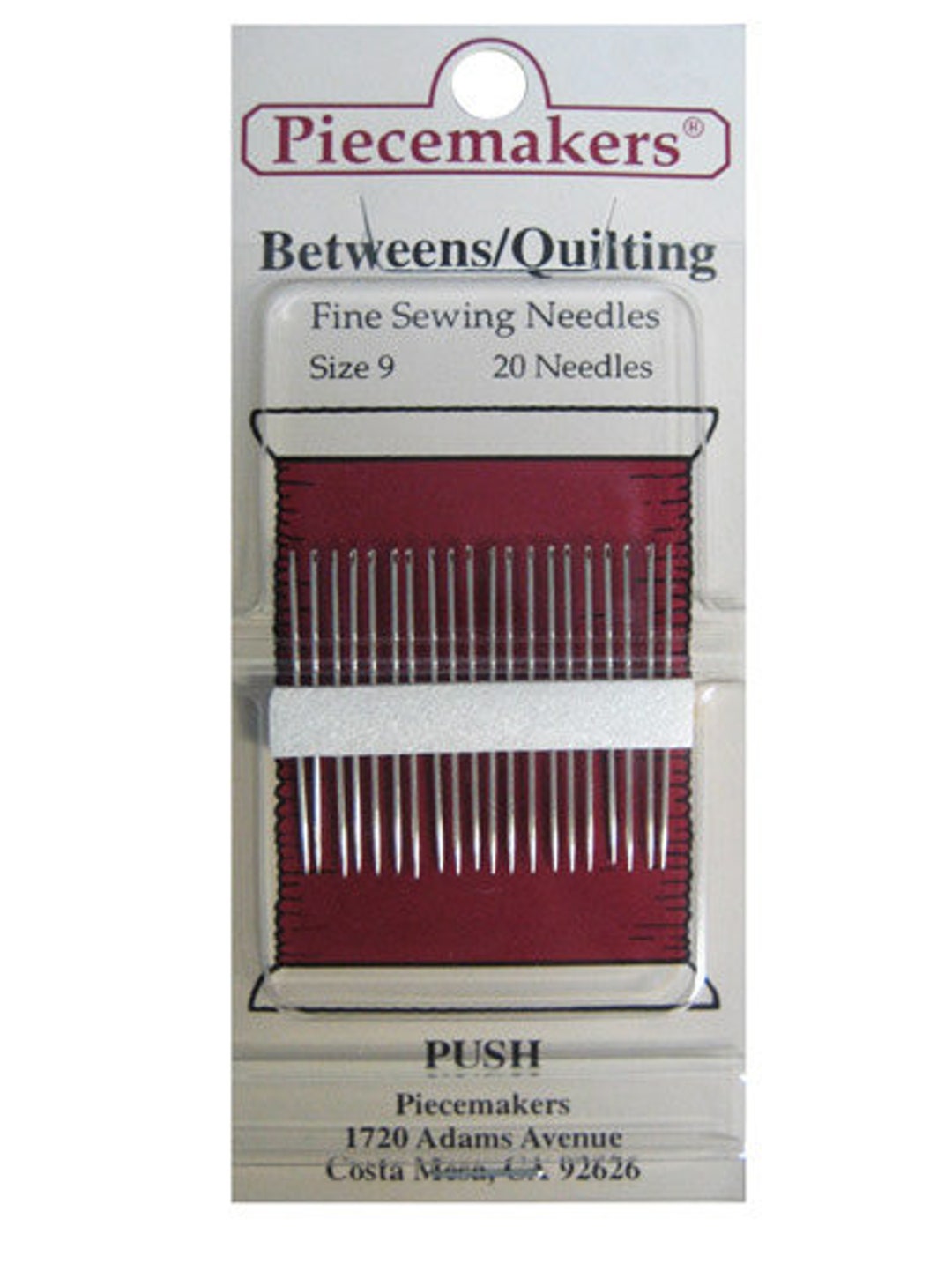 Piecemakers Betweens Needles - Sizes 9 - 20 Count - Hand Quilting ...