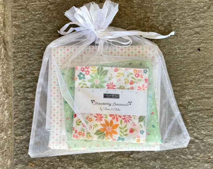 Summer Star Medley Quilt Kit 32x32wall Hanging Strawberry Lemonade ...