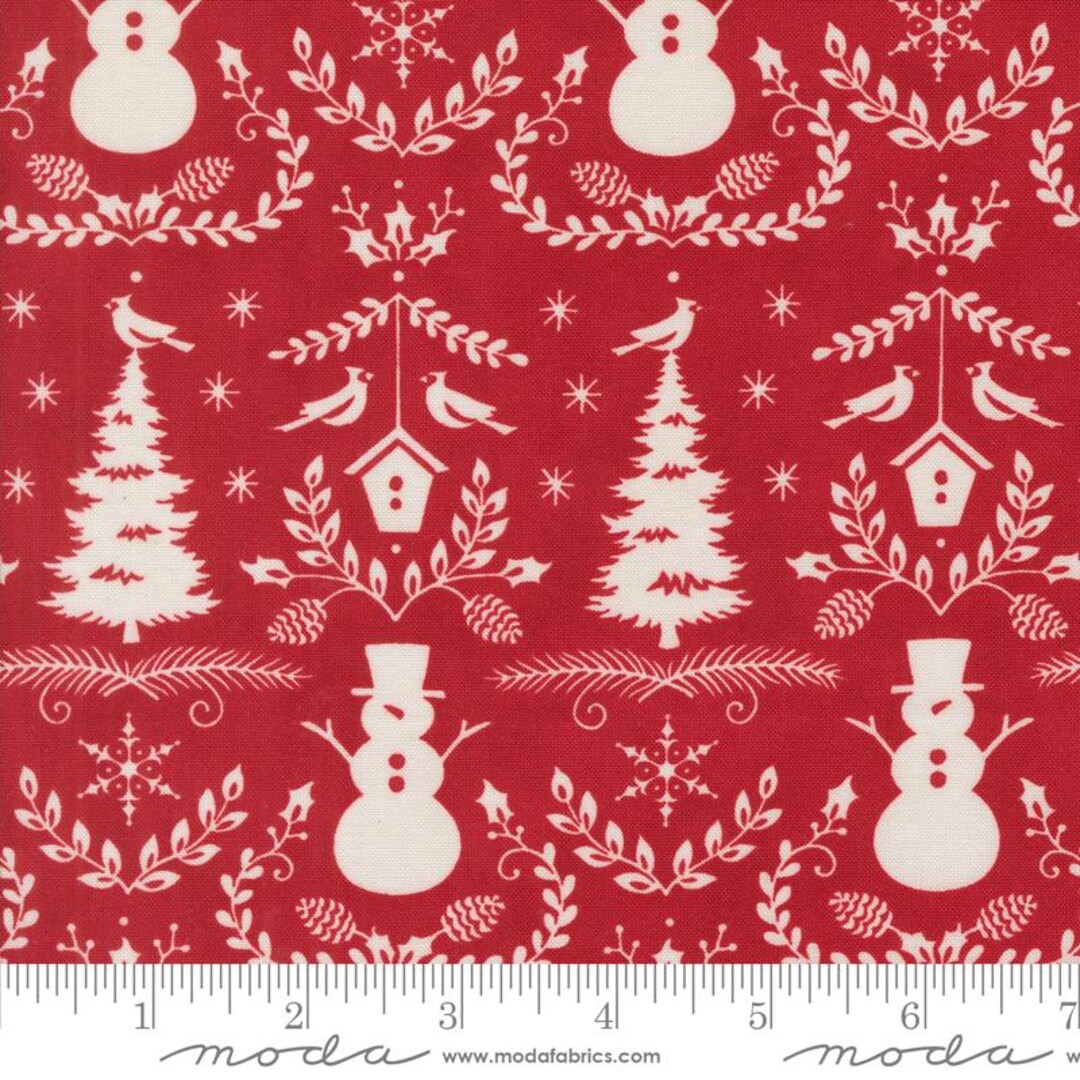 Moda Fabric - Winter Friends by Deb Strain for Moda - 56133 17 - 1/2 ...
