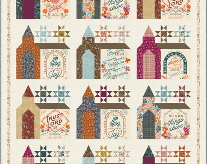 Firm Foundations Boxed Quilt Kit With Fabric by Stephanie Sliwinski for ...