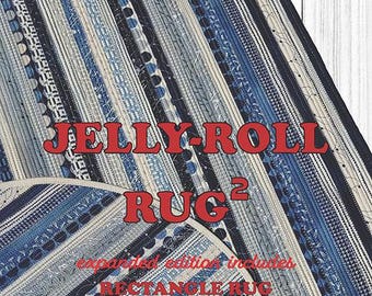 Jelly Roll Rug 2 Pattern - Paper Pattern by Roma Lambson- How to Make a ...