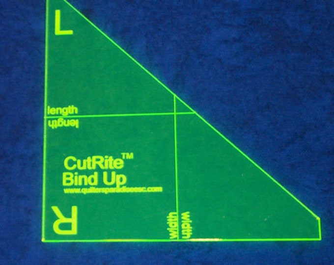 Cutrite Bind up Tool - Fast and Easy Way to Finish Binding on a Quilt ...