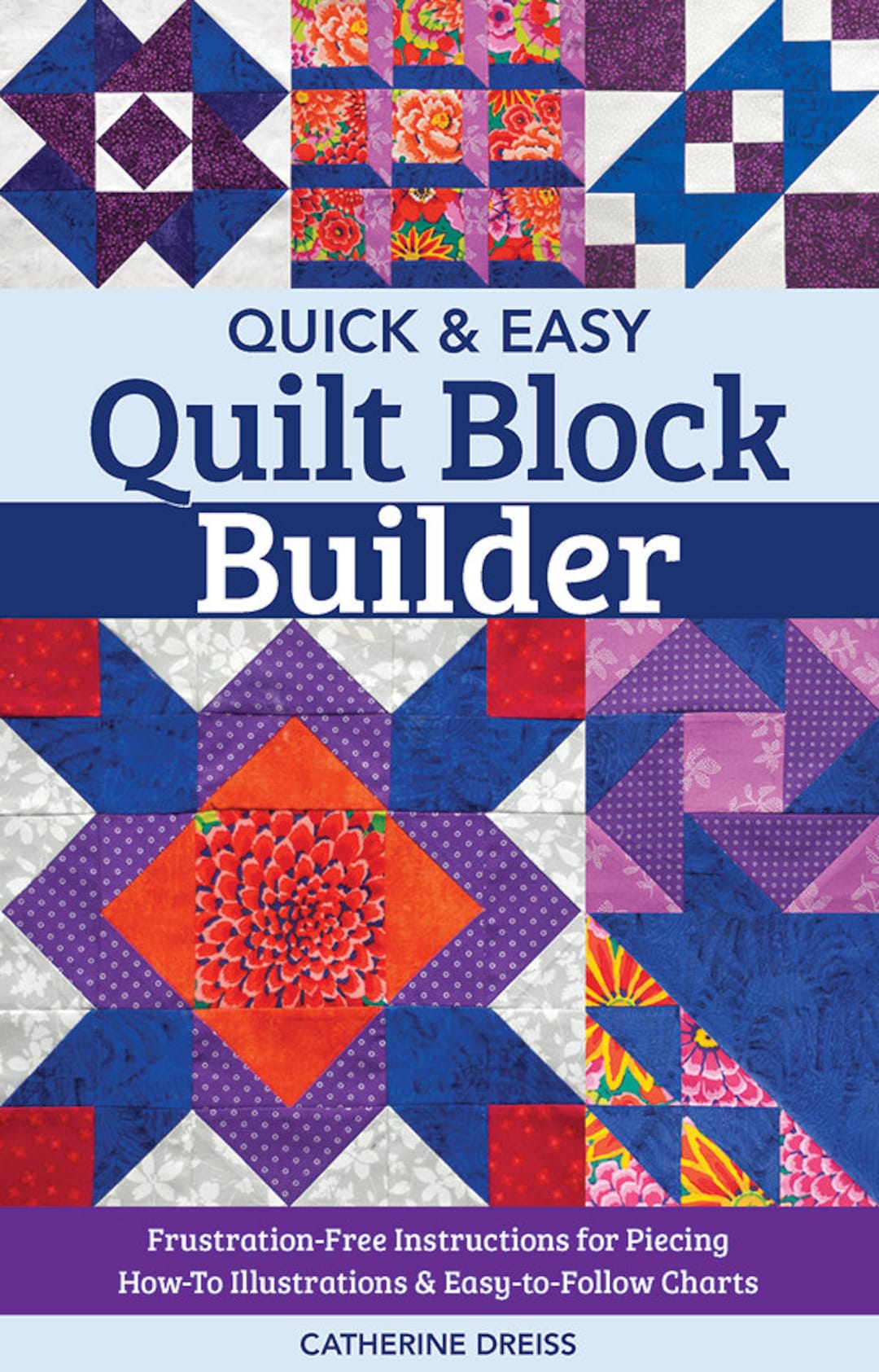 Quick and Easy Quilt Block Builder Reference Book Paper Spiral-bound ...