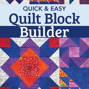Quick and Easy Quilt Block Builder Reference Book Paper Spiral-bound ...