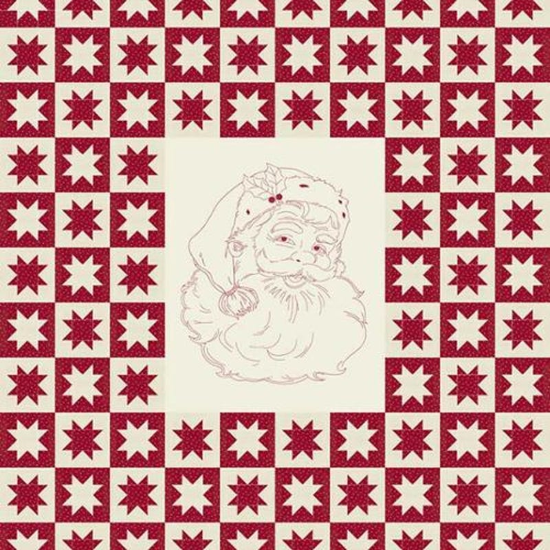 Santa Quilt Pattern - Etsy