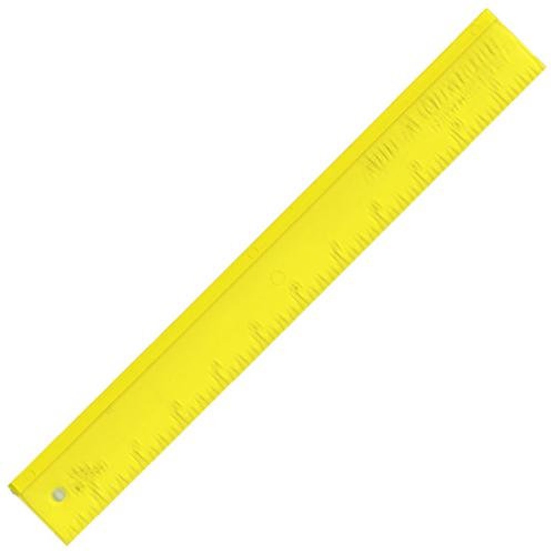 CM Designs Add a Quarter Ruler - Yellow Ruler With 1/4 Lip for Paper ...