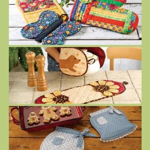 Pot Holders, Pinchers & More - Sewing Pattern Book - Paperback - 48 ...