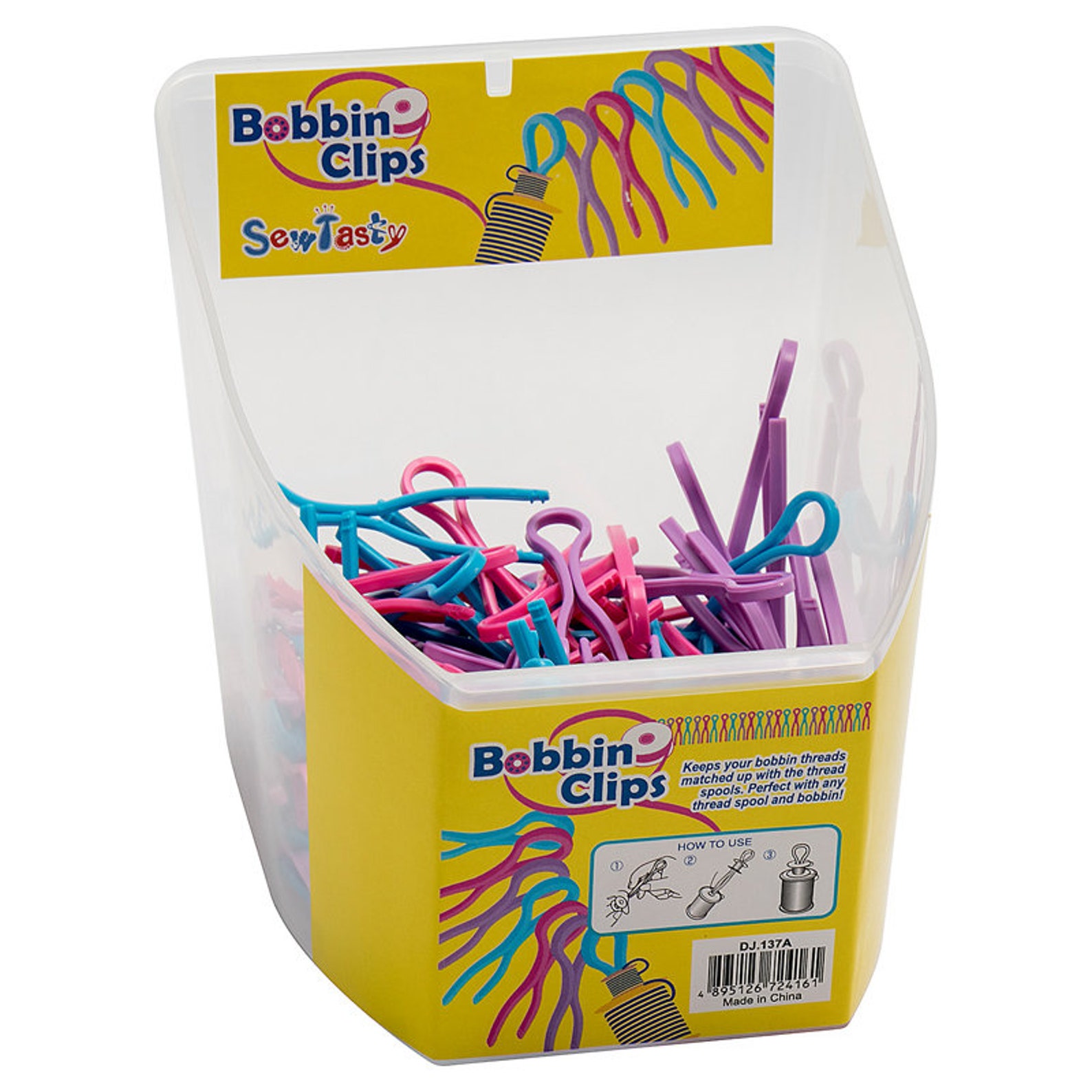 Bobbin Clips - Keep Your Bobbins With Your Spool of Thread! 10 Count ...