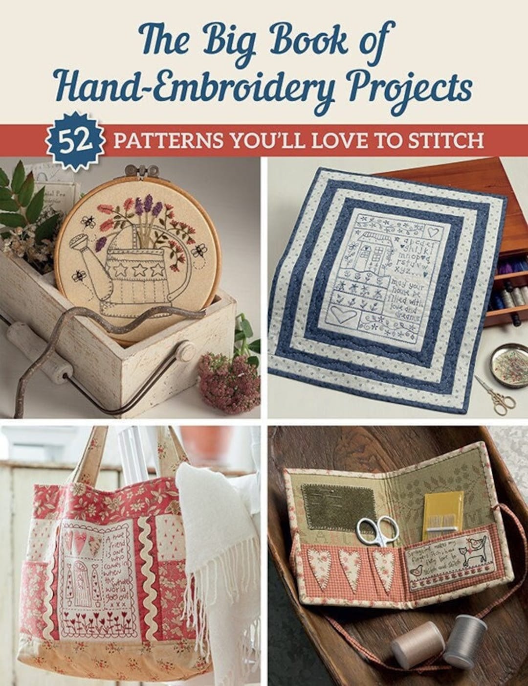 The Big Book of Hand-embroidery Projects - Pattern Book for 52 Patterns ...
