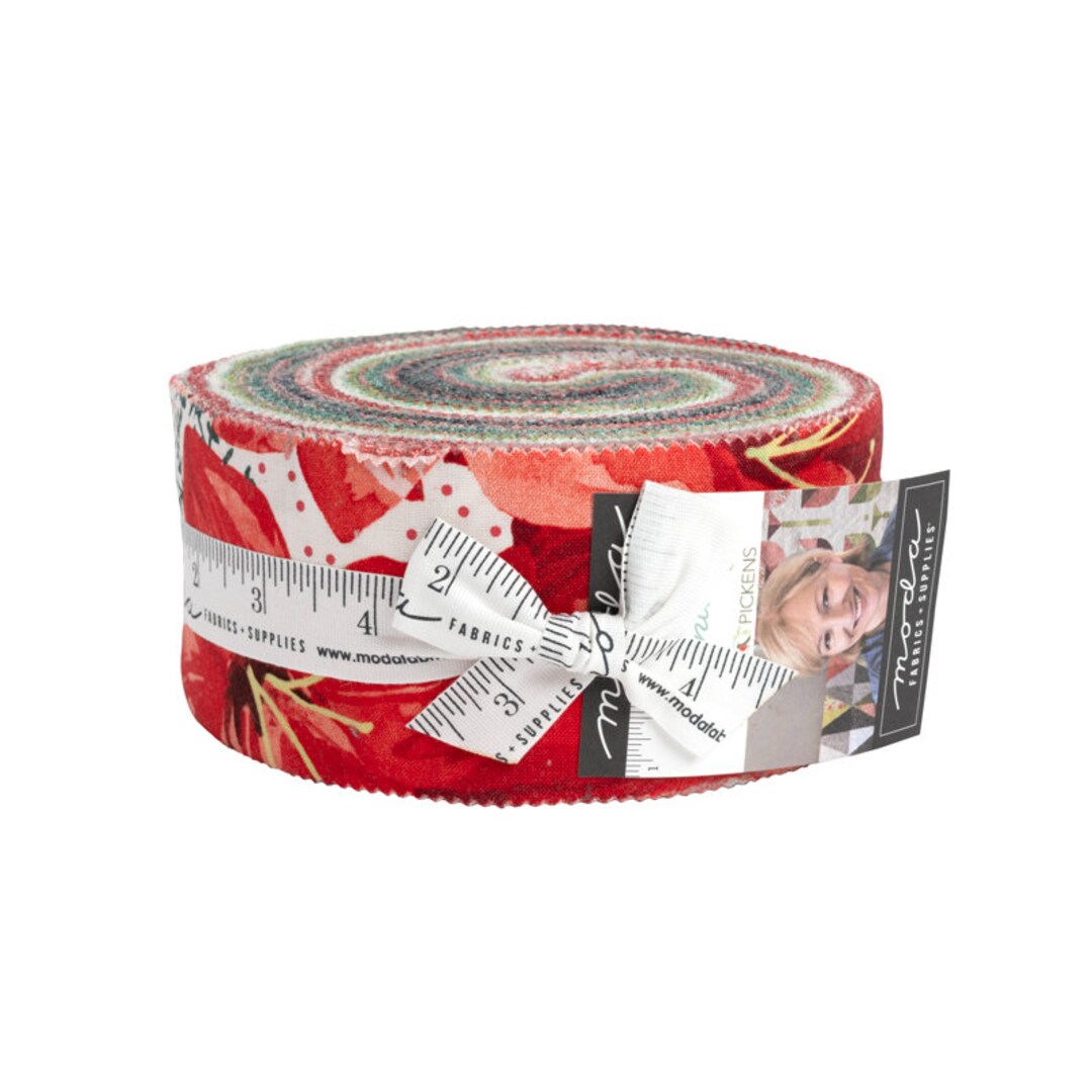 Moda Fabric - Winterly by Robin Pickens - 48760 JR - Jelly Roll - 2 1/2 ...