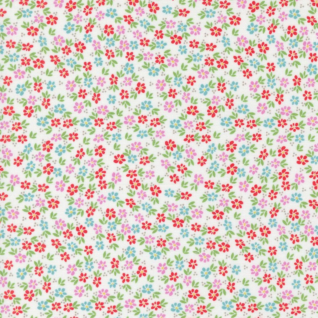 Moda Fabric - Laguna Sunrise - by Sherri and Chelsi - off White With ...