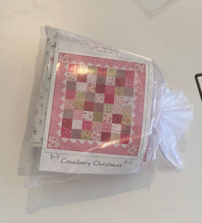 Cranberry Christmas Quilt Kit by Bunny Hill Designs for Moda With A ...