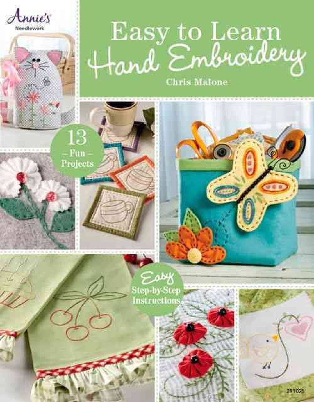 Easy to Learn Hand Embroidery - Sewing Pattern Book - Paperback - 48 ...