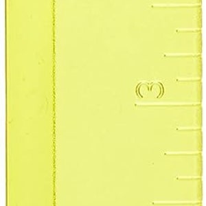 CM Designs Add a Quarter Ruler - Yellow Ruler With 1/4 Lip for Paper ...