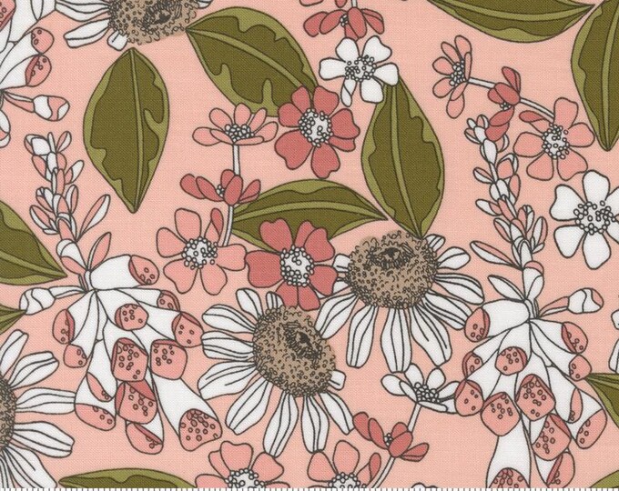 Moda Fabric - Botany - by Alli K Designs - 11552 16 - 1/2 Yard - Floral ...