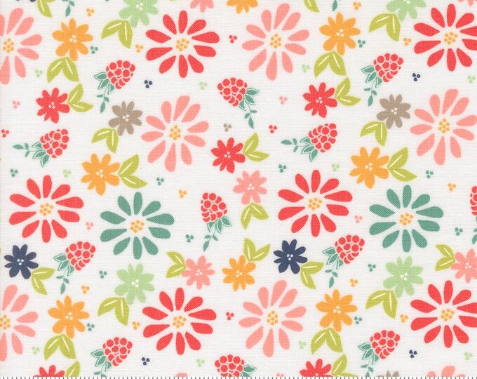 Moda Fabric - Raspberry Summer - by Sherri and Chelsi - 37690 11 - 1/2 ...