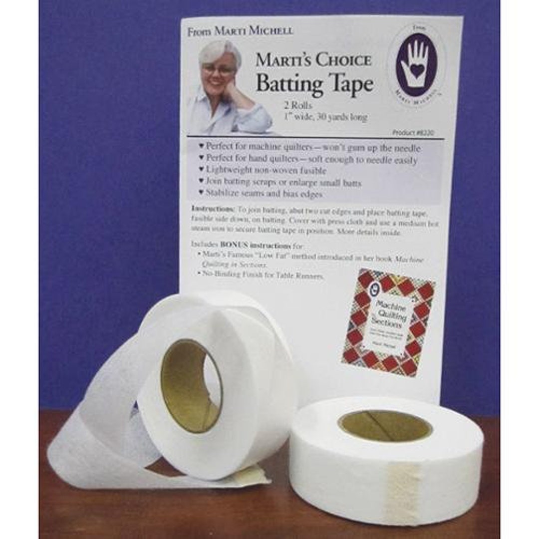 Fusible Tape by Marti Michell - Fusible Tape for Joining Scrap Batting ...