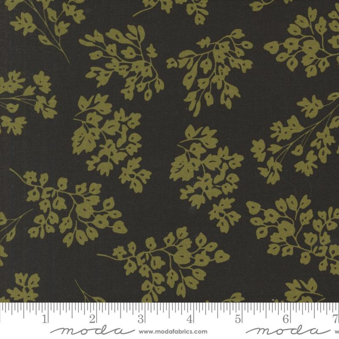 Moda Fabric - Botany - by Alli K Designs - 11555 12 - 1/2 Yard - Floral ...