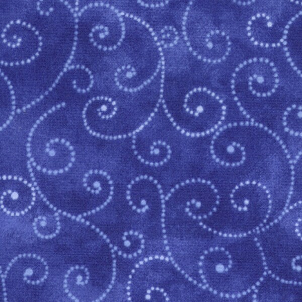 Blue Swirl Fabric - Etsy
