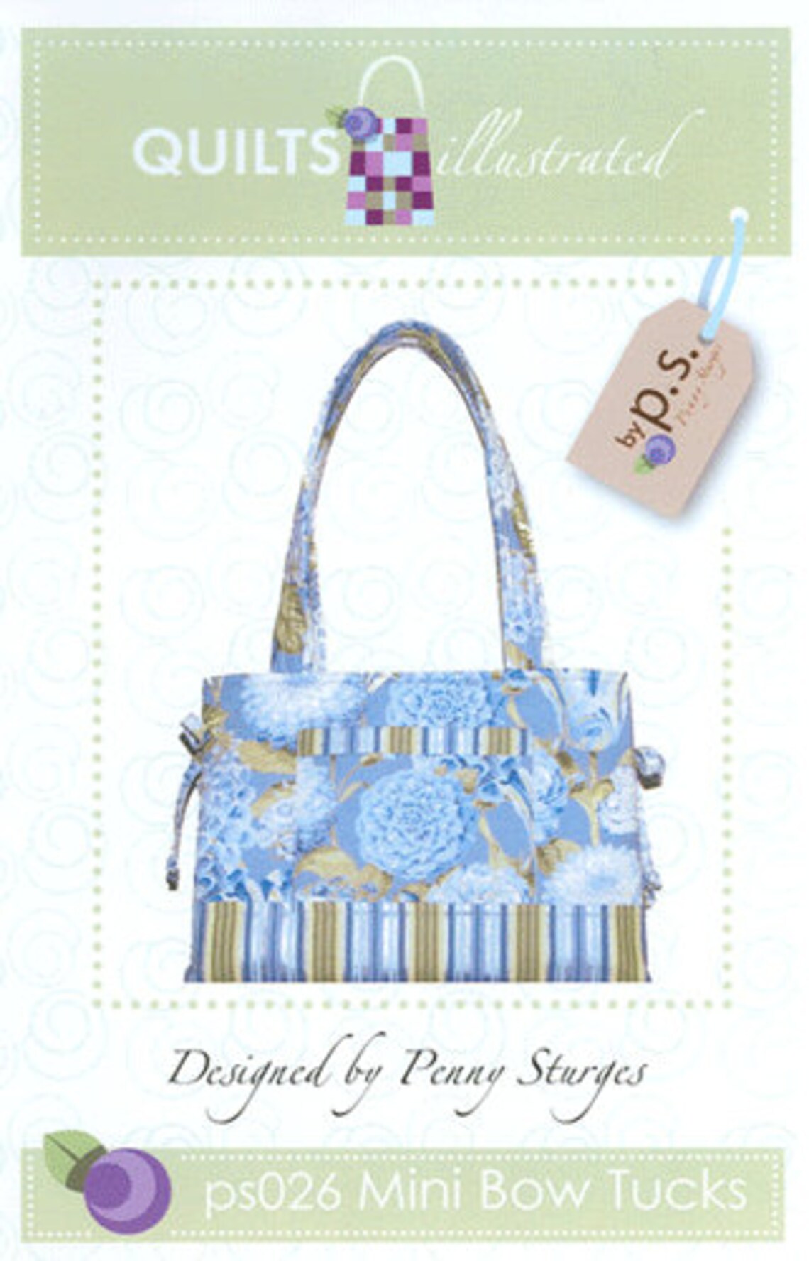 Mini Bow Tucks Tote Pattern Penny Sturges Quilts - Etsy