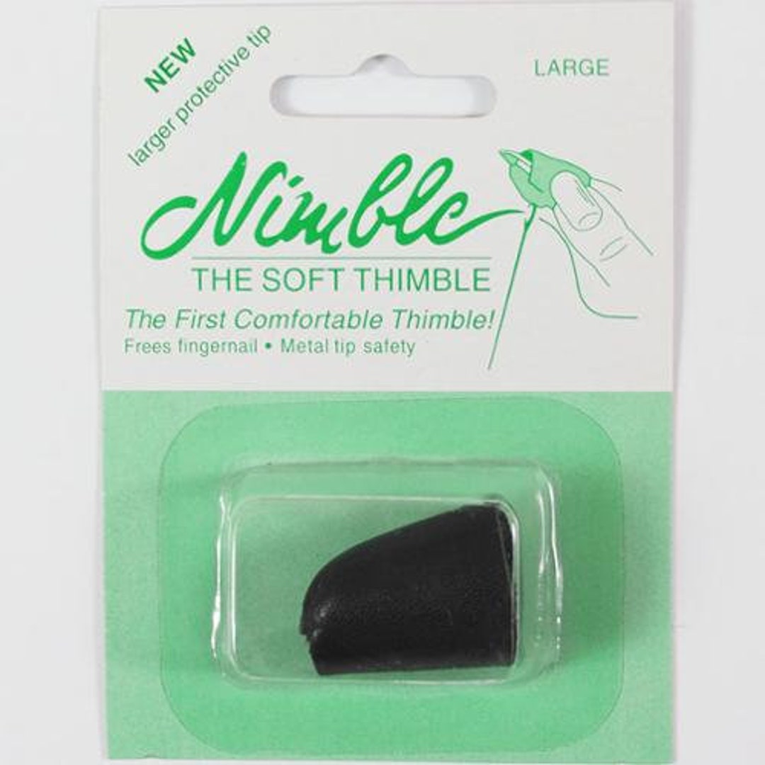 Nimble Thimble - Leather Thimble - Size Large - Truly Soft Leather ...