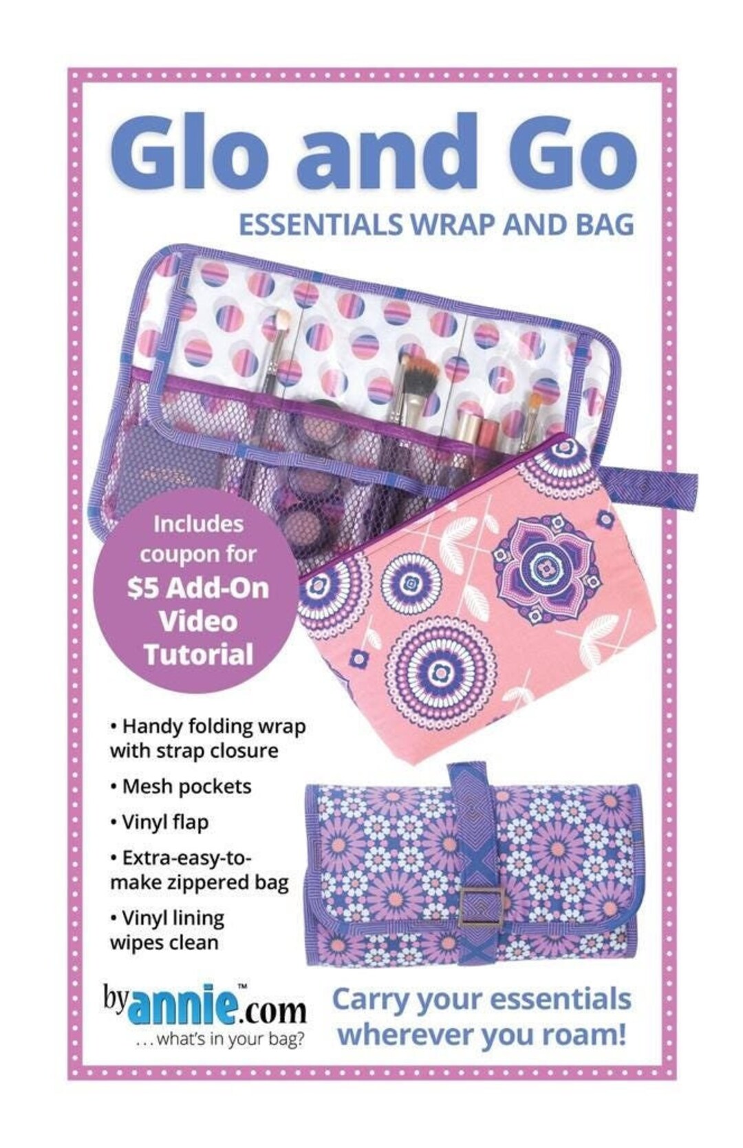 Glo and Go Wrap and Bag Pattern - by Annie - A Paper Pattern - a Fabric ...