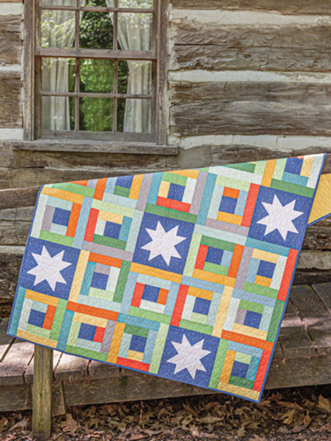 Creative Log Cabin Quilts - Pattern Book for 10 Fresh New Log Cabin ...