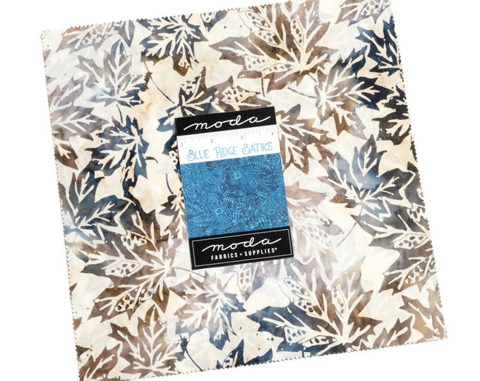 Moda Fabric - Layer Cake - Blue Ridge Batiks - by Moda - Batik - Leaves ...