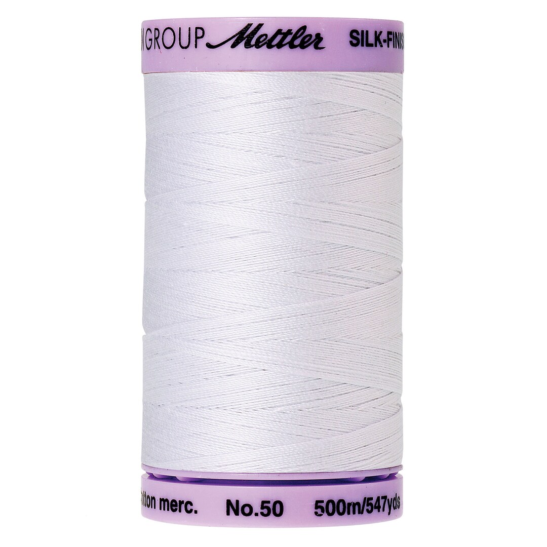 Mettler Silk Finish 100% Cotton Mercerized Thread - 50 Wt. Thread ...
