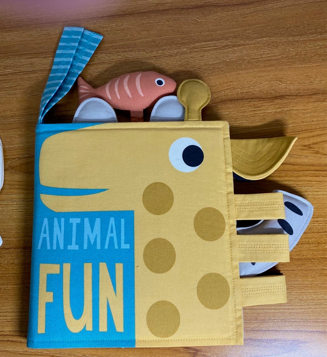 Moda Fabric Noah's Ark Animal Book Panel by Stacy Lest Hsu Cut and Sew ...