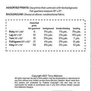 Slide Show - A Terry Atkinson Quilt Pattern - Atkinson Designs - Paper ...