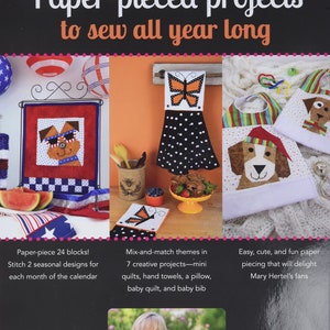 Paper Piecing All Year Round - a Pattern Book by Mary Hertel - Mix and ...