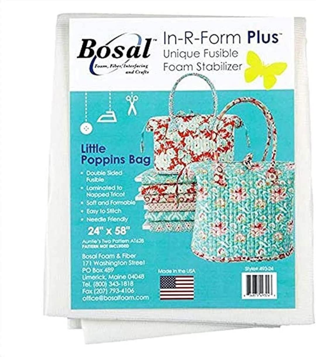 Bosal Double-sided Fusible Foam Interfacing - Great for Making Bags ...