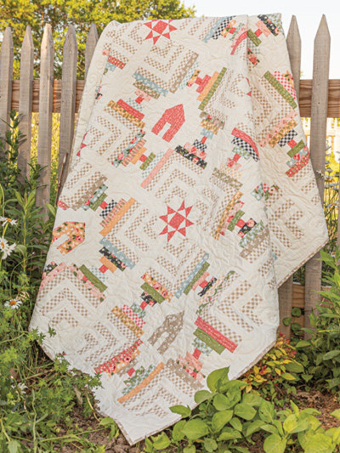 Creative Log Cabin Quilts - Pattern Book for 10 Fresh New Log Cabin ...