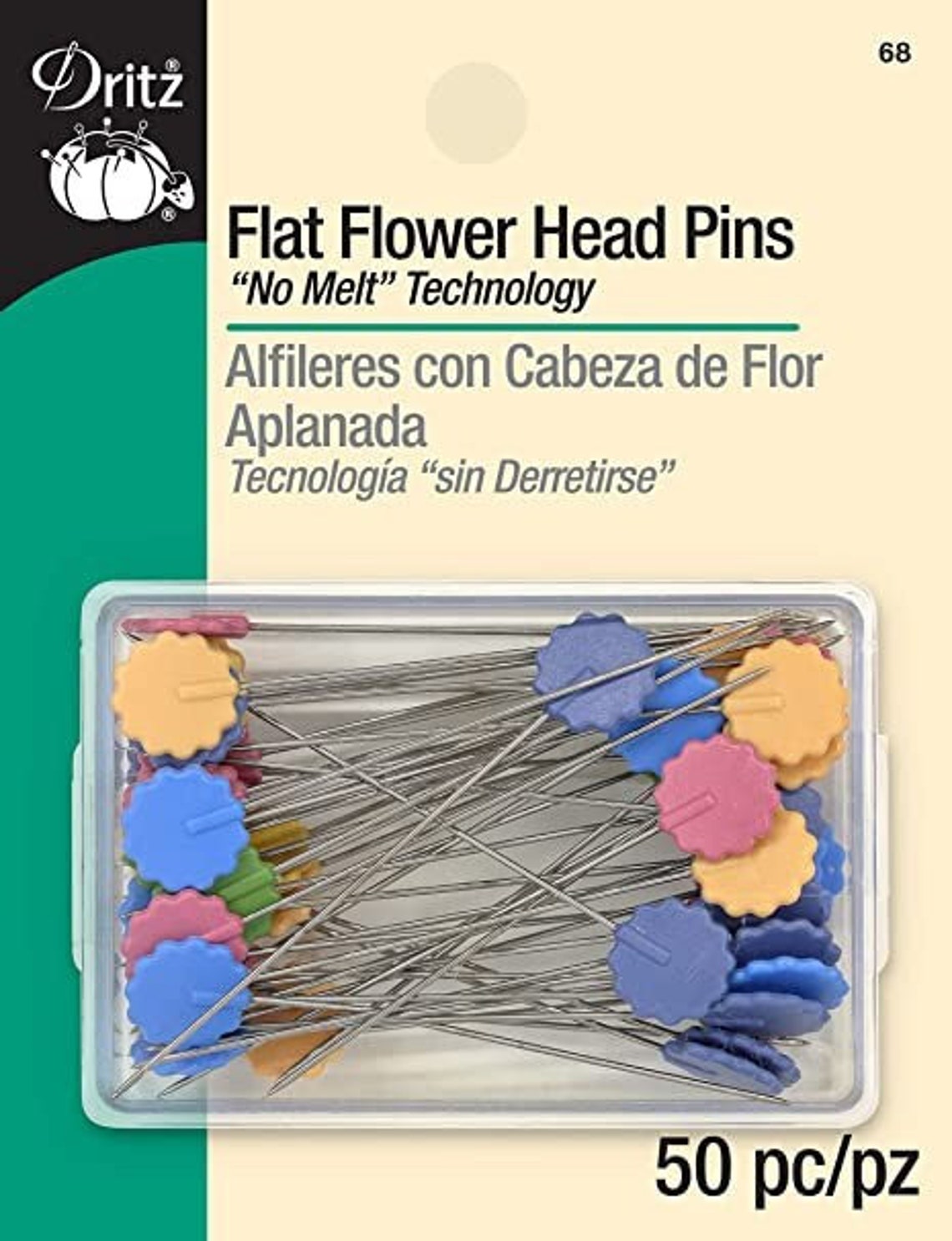 Collins Flat Flower Pins 2 50 Pcs Straight Pins - Etsy
