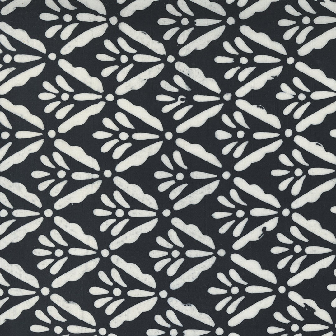 Moda - Fire and Ice Batiks - Batik - Black and White - Cotton Fabric ...