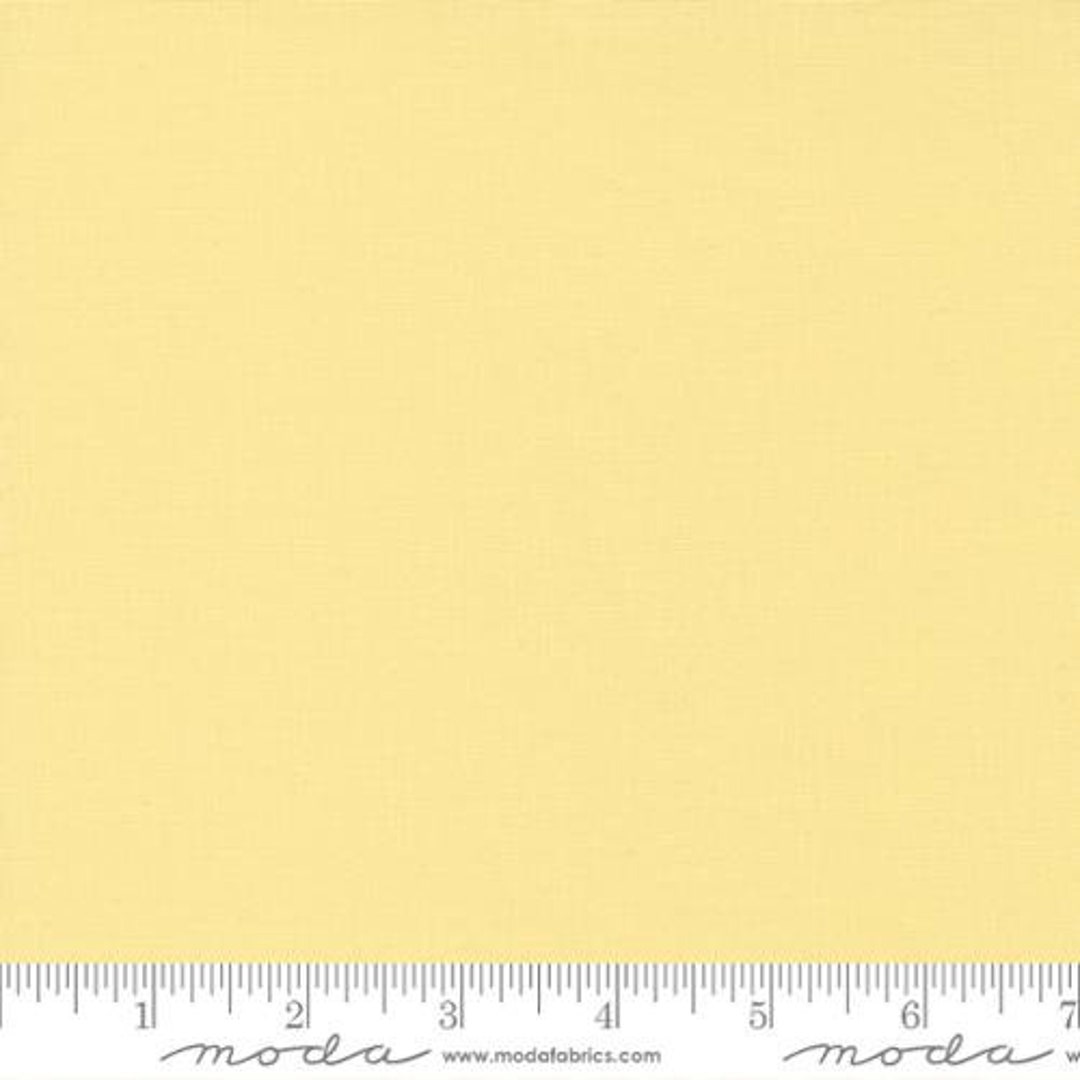 Moda Fabric - Bella Solids - Baby Yellow - 1/2 Yard - 9900 31 - Yellow ...