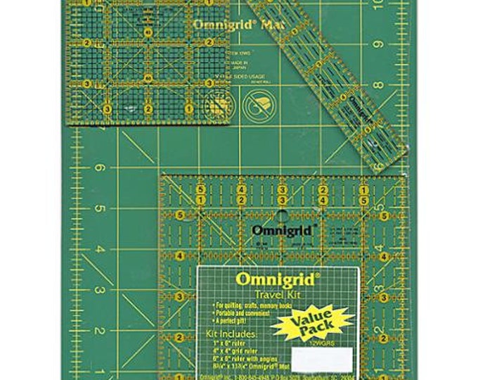 Mini Boxed Bag Template - Clear Ruler by Caroline Moore - Make Accurate ...