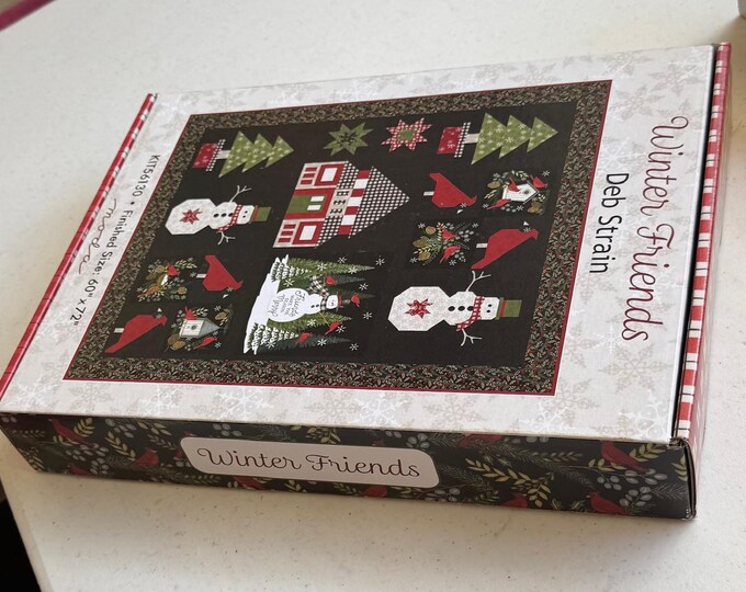 Winter Friends Boxed Quilt Kit by Deb Strain for Moda - Pattern Among ...