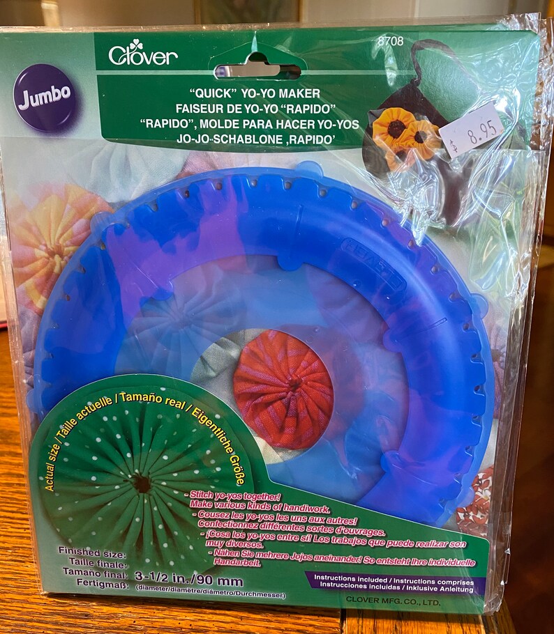 Clover Quick Yo-yo Maker Jumbo Blue A Quick and Easy Way - Etsy