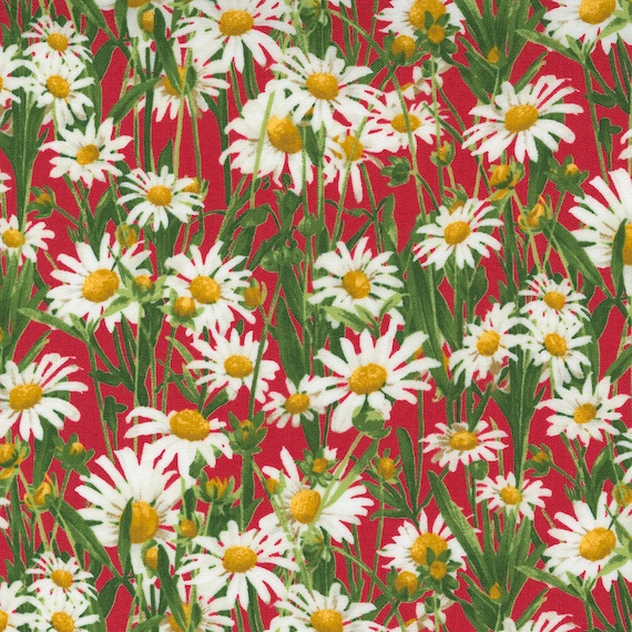 Moda Fabric Wildflowers by Moda Fabrics 33623 18 1/2 | Etsy