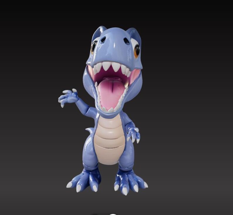 Baby T-rex STL File – Cute 3D Printable Dinosaur Model – Mini Dino Toy ...