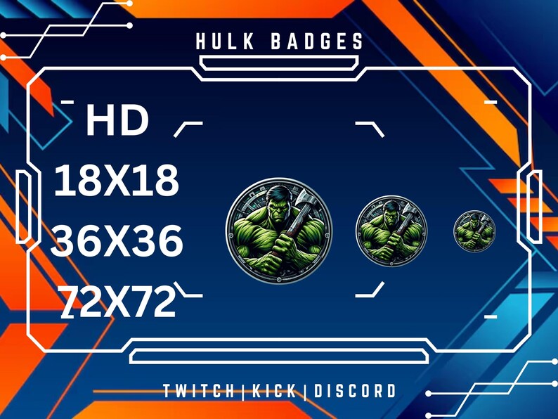 Character Sub Badges Designed for Twitch, Discord, Kick Streamers 6 Set ...