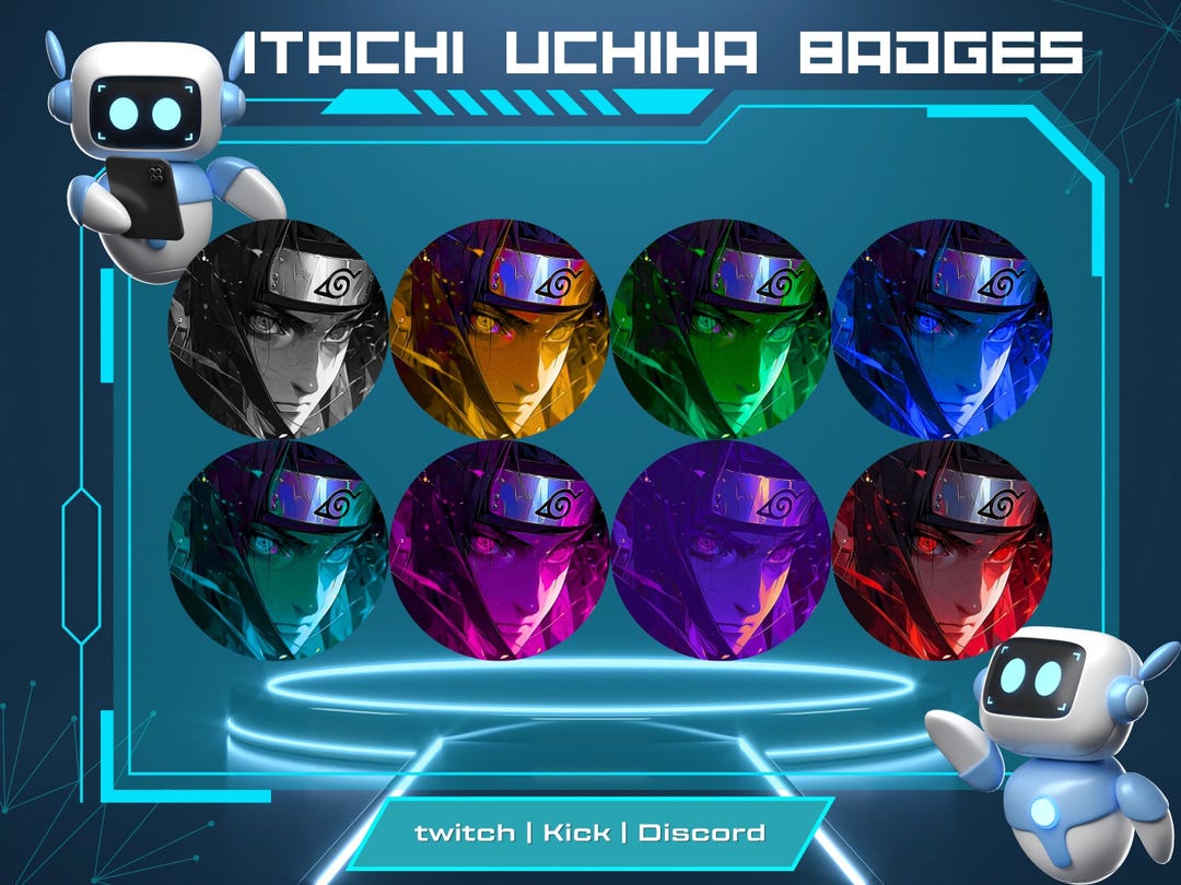 Cartoon Character Sub Badges Designed for Twitch, Discord, Sub ...